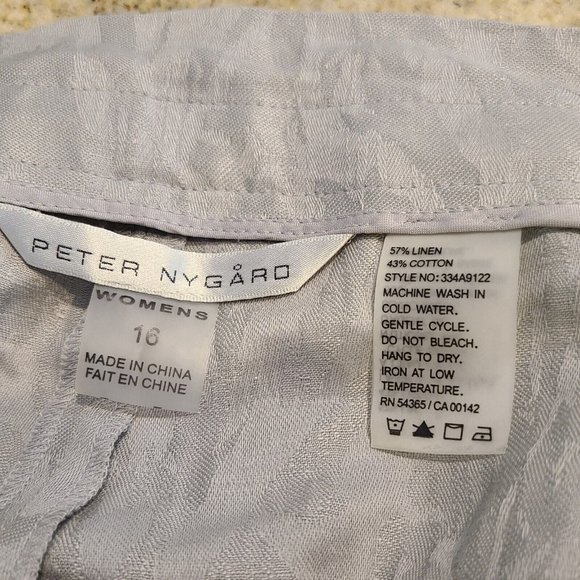 Peter Nygard | Pants & Jumpsuits | New Peter Nygard Womens Size 6 Gray ...